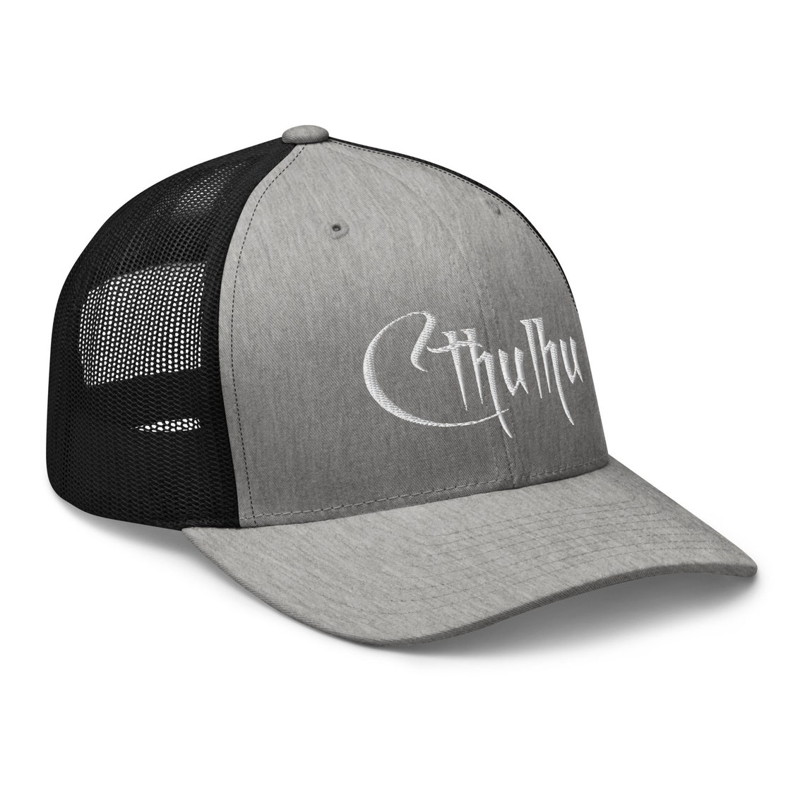 White Call of Cthulhu Great Old Ones Embroidered Trucker Cap Snapback ...