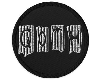 Hazard Symbol/sign Iron On/ Sew on Embroidered Cloth Patch Badge ...
