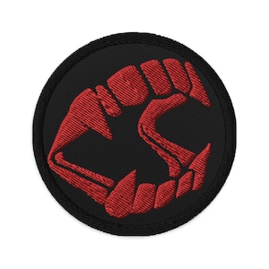 Vampire Fangs Novelty Halloween Toy Trick or Treat Embroidered Patch - Etsy