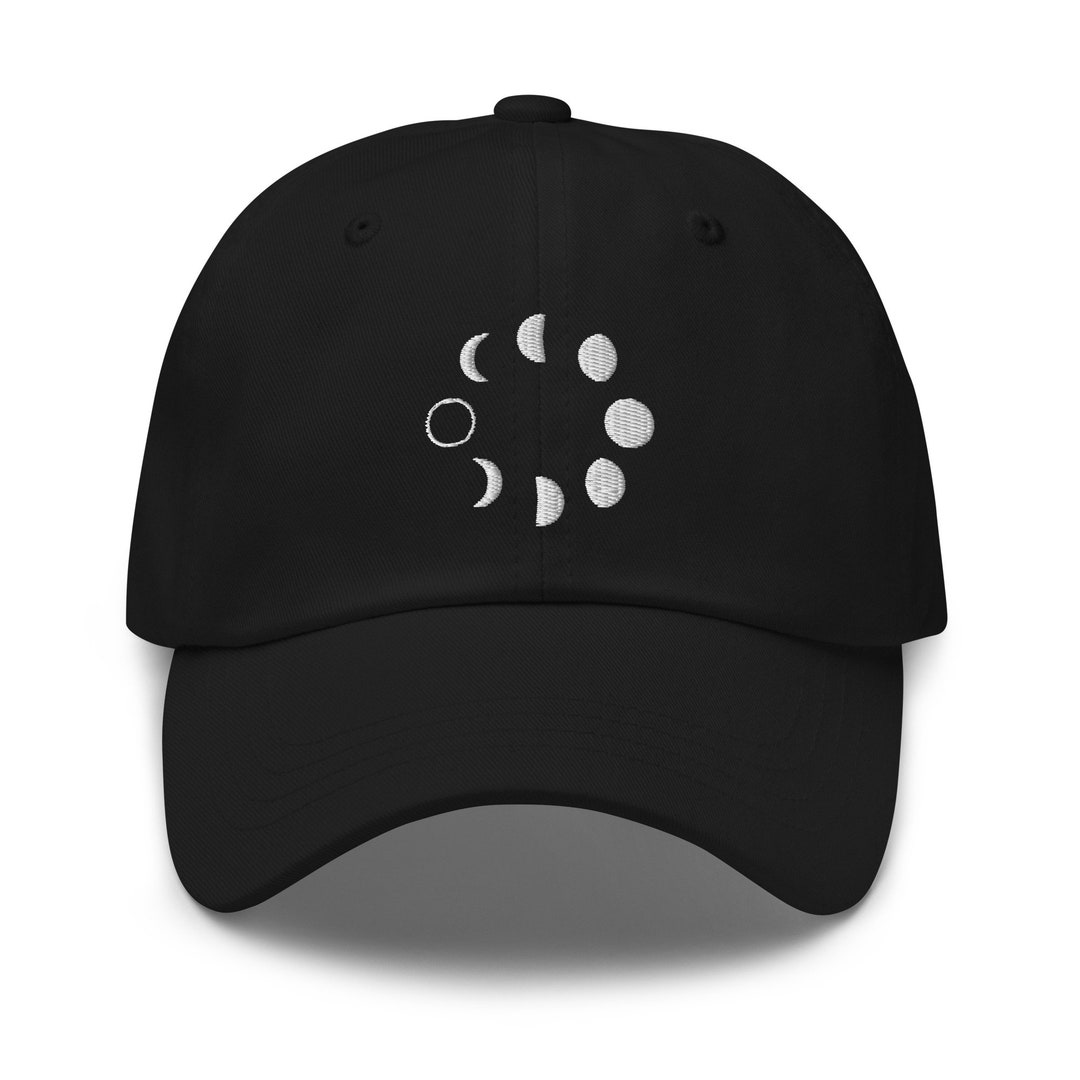 Lunar Moon Phases Embroidered Baseball Cap Dad Hat - Etsy
