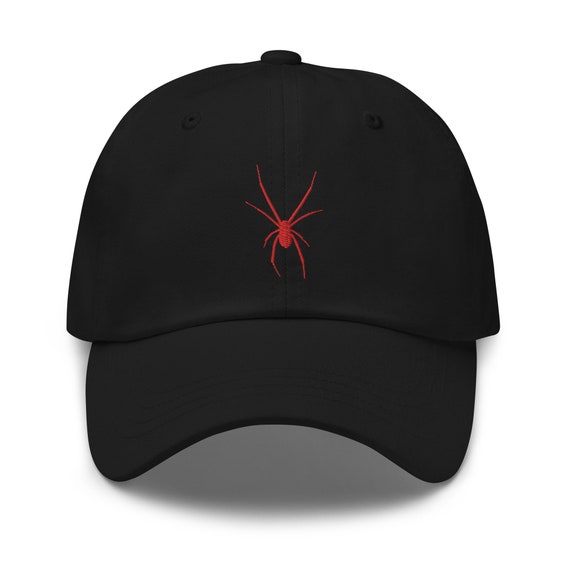 Arachnid Creepy Black Widow Spider Embroidered Baseball Cap - Etsy