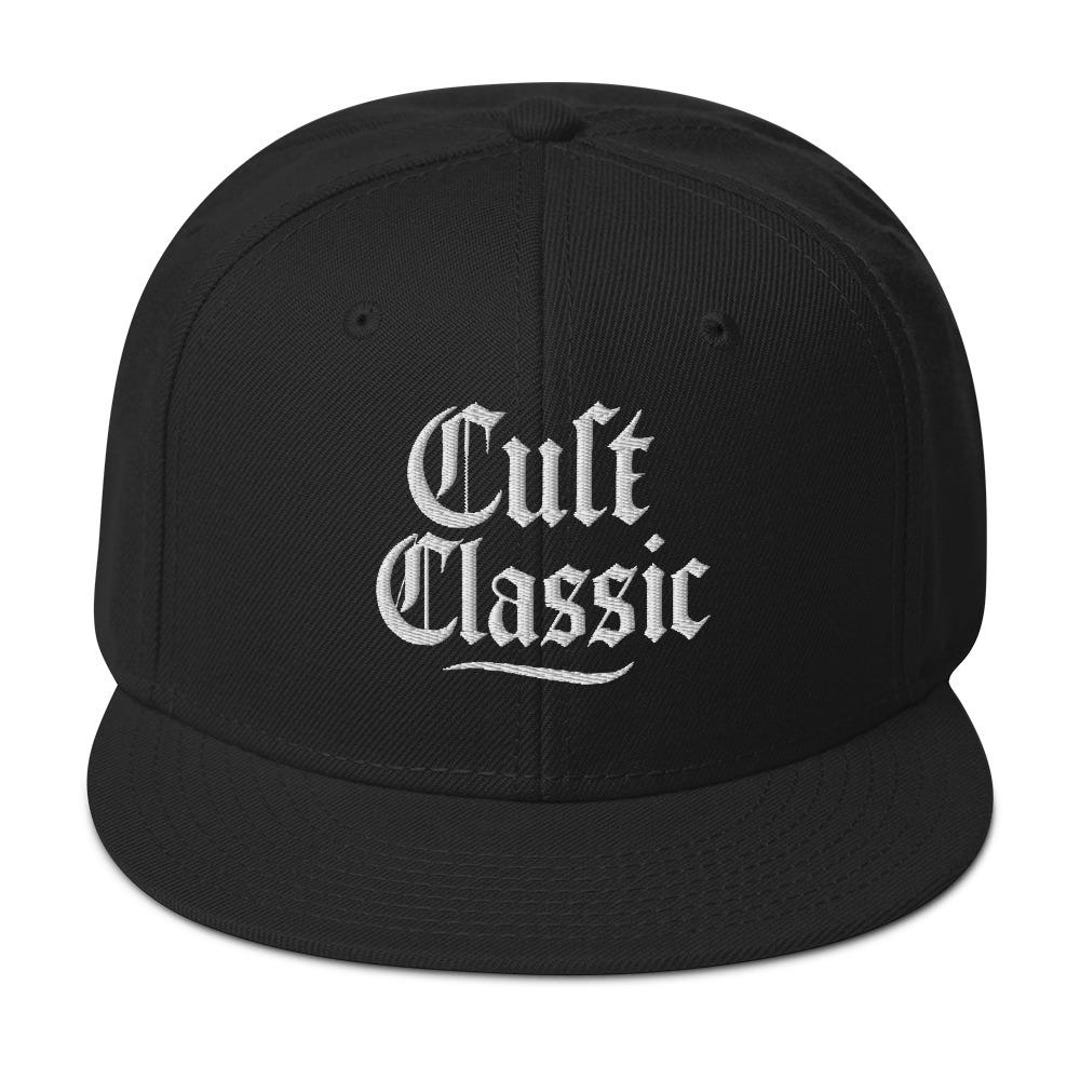 Cult Classic Gen X White Snapback Hat – Retro Flat Bill Gothic Cap, Alt ...