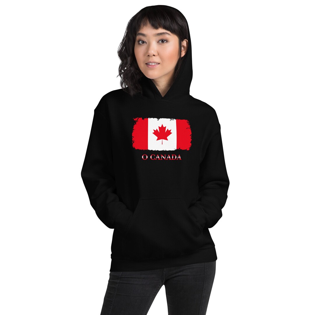 The Official Flag of Canada Maple Leaf Unisex Hoodie Sweatshirt - Etsy