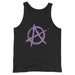 Purple Anarchy is Order Symbol Punk Rock Men's Tank Top - Etsy