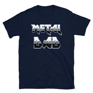 Metal Dad Heavy Metal Music Father's Day Gift Men’s Short Sleeve Shirt ...