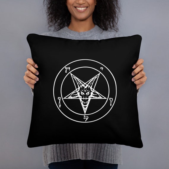 Sigil of Baphomet Satanic Occult Symbol Basic Pillow - Etsy