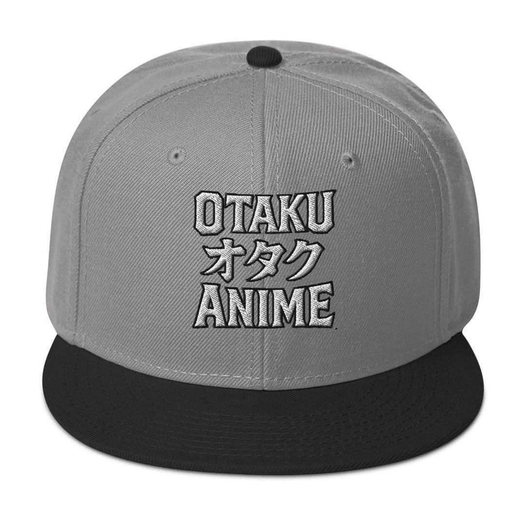 Otaku オタク Anime Snapback Hat – Flat Bill Cap, Japanese Streetwear ...