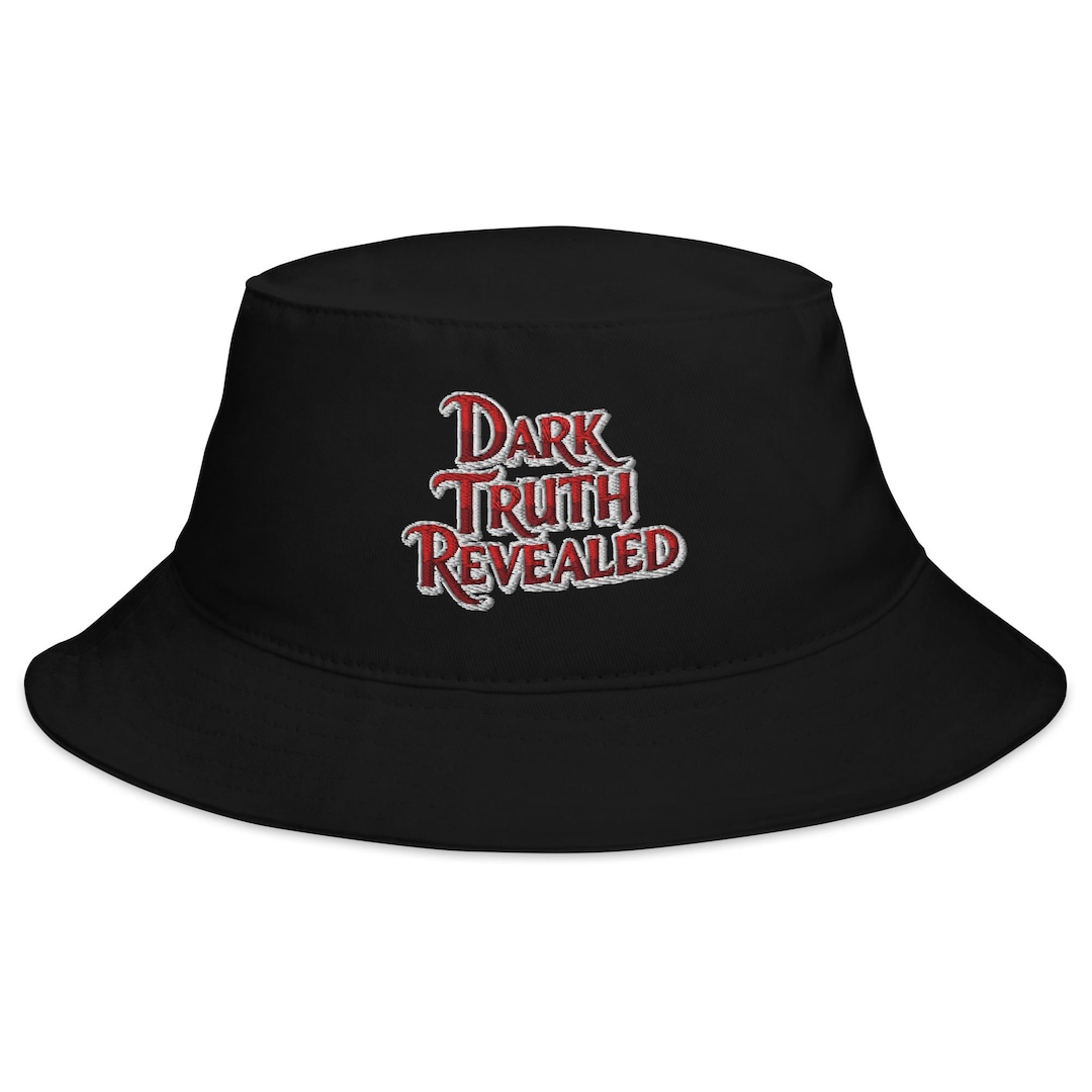 Dark Truth Revealed True Crime Bucket Hat – Gothic Horror Cotton ...