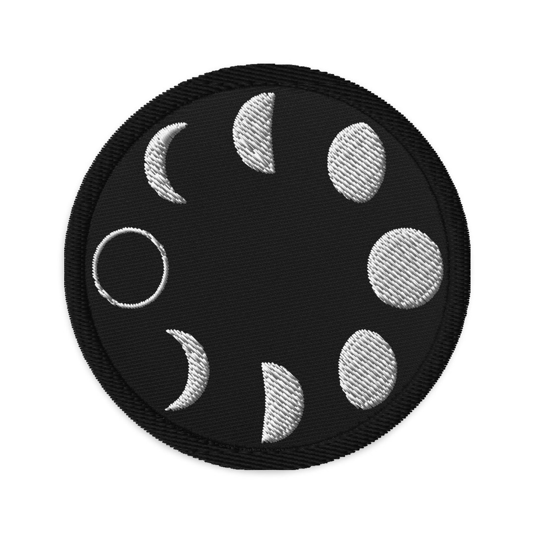 Lunar Moon Phases Embroidered Patch - Etsy