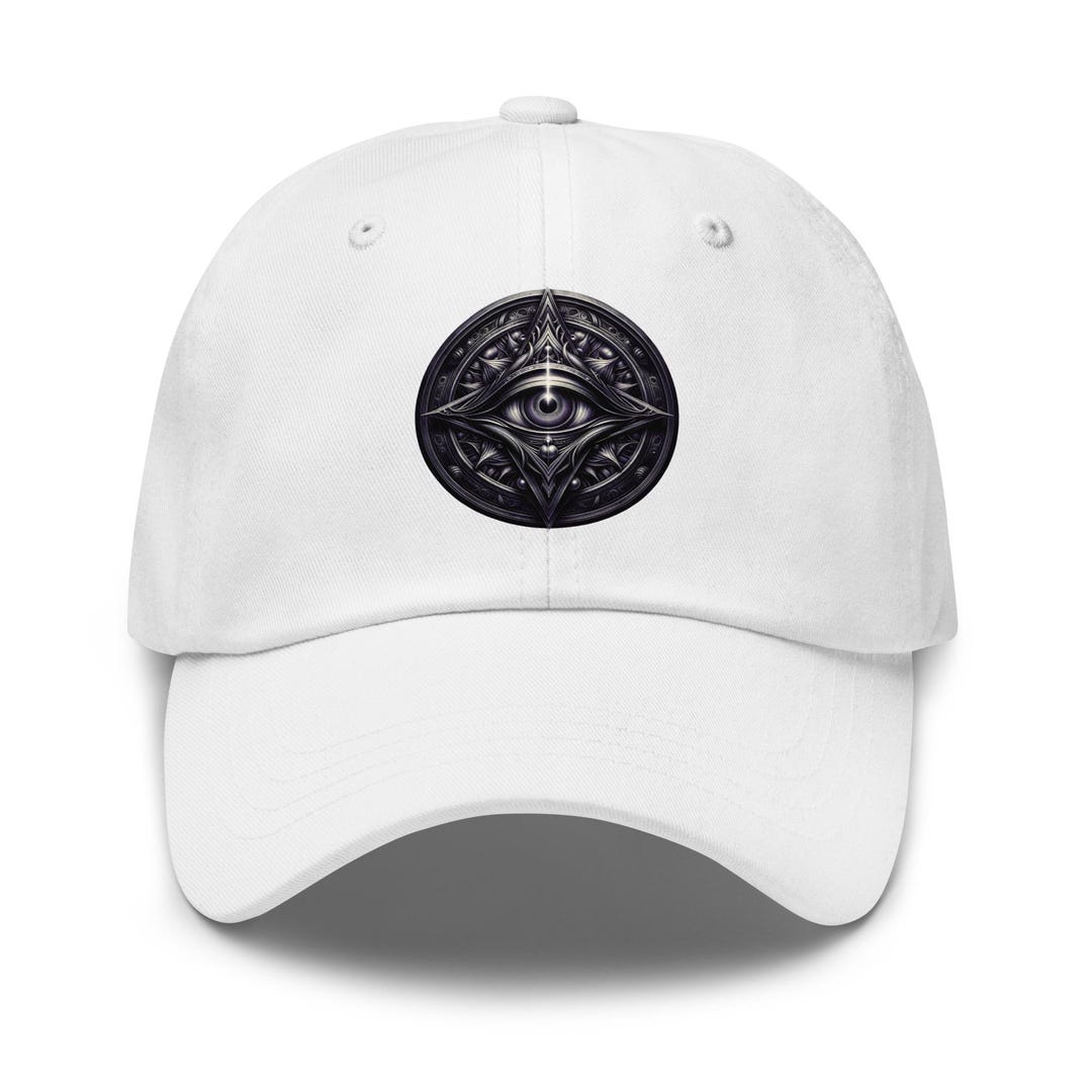 All Seeing Eye Dad Hat – Gothic Illuminati Symbol Baseball Cap | Occult ...
