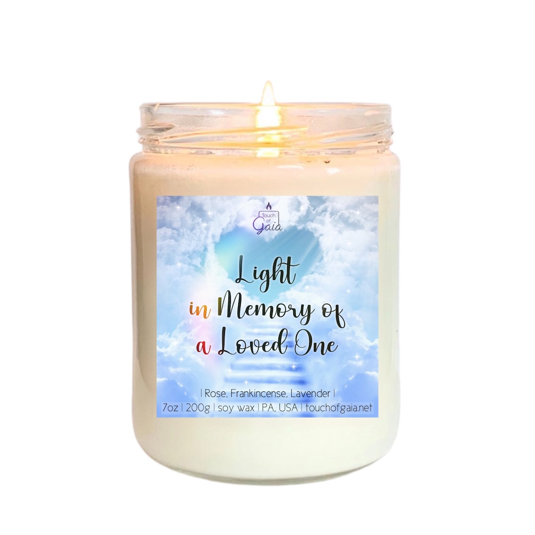 Memory Candle in Loving Memory of Candle Loved One Candle - Etsy