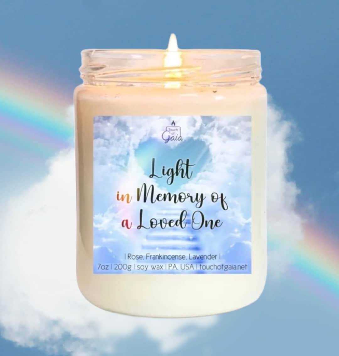 Memory Candle | in Loving Memory of Candle | Loved One Candle | I Miss ...