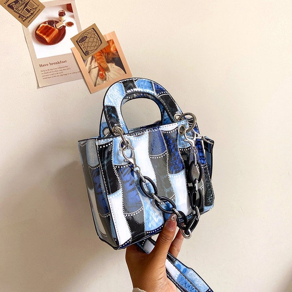 Patchwork Handbag - Etsy