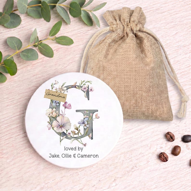 Personalised Mug & Ceramic Coaster Set - Grandma - Granny - Loved by ...