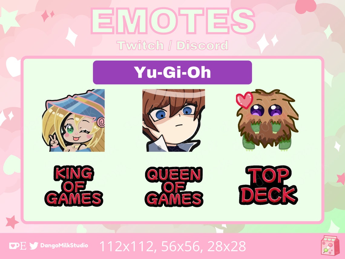 Twitch Emotes Yu-gi-oh Themed Emote Pack Twitch/discord/etc - Etsy UK