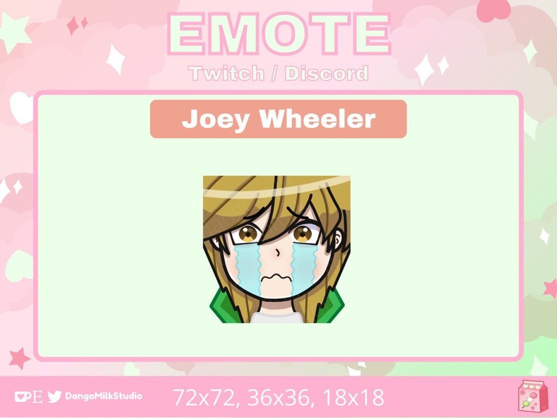 Twitch Emote Yu-gi-oh Joey Wheeler Emote Twitch/discord/etc - Etsy