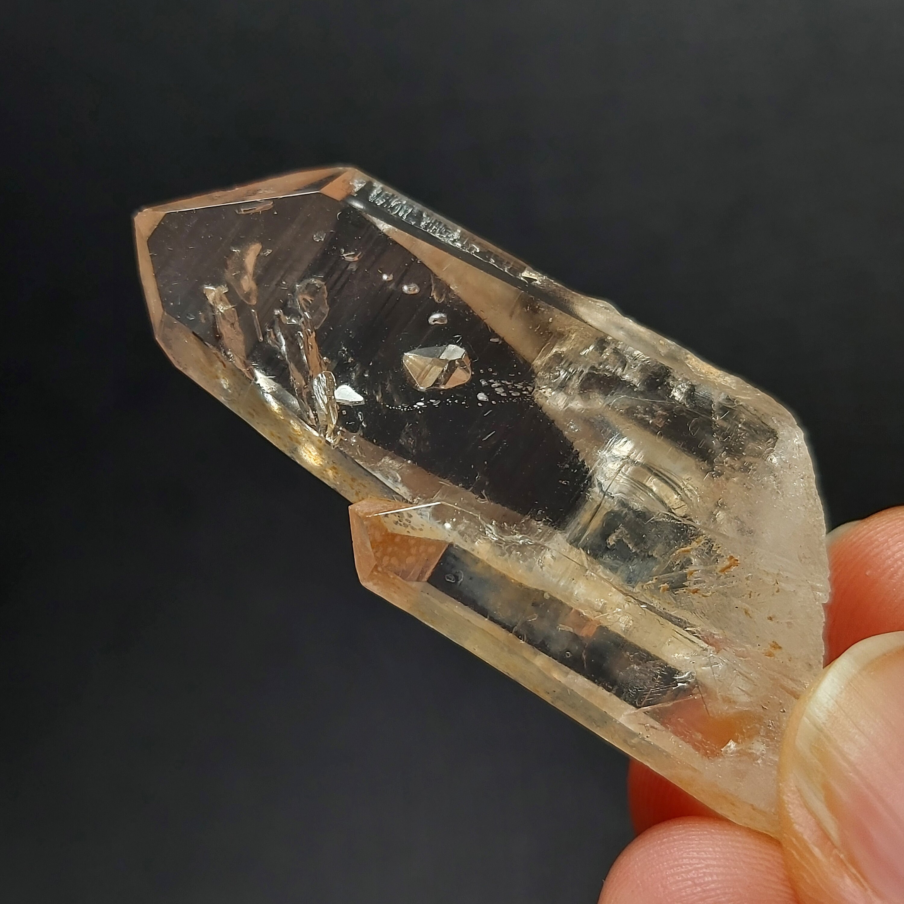 RARE Negative Crystals Inside a Crystal Gem Quality Brandberg Quartz ...