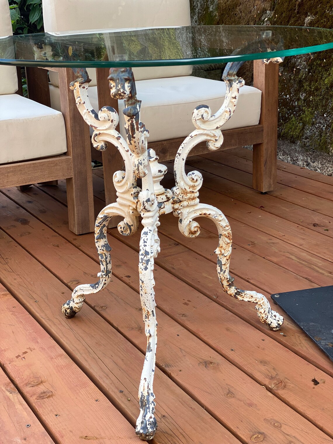 Cast Iron Ornate Table Base Antique - Etsy