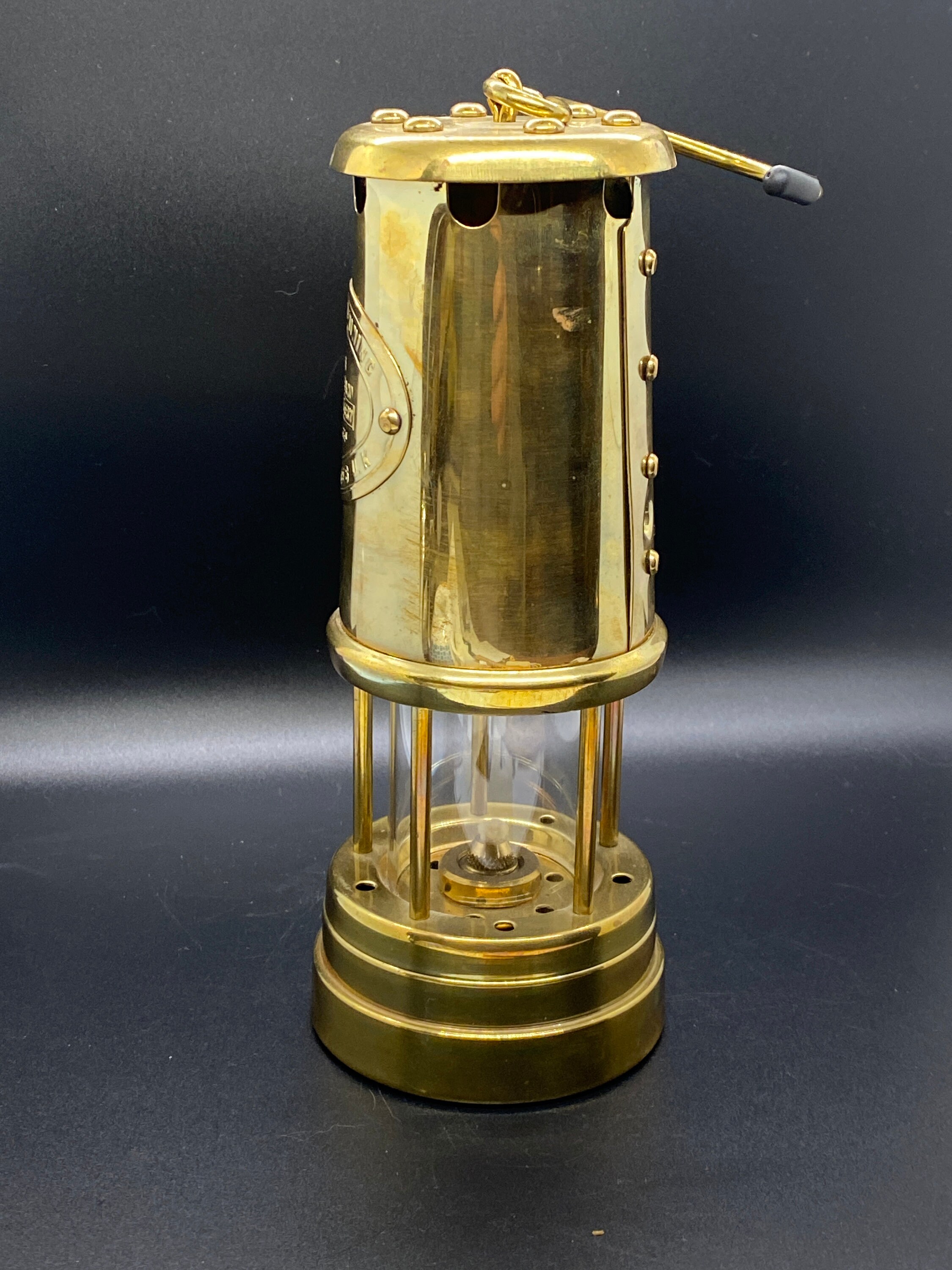 Vintage British Coal Mining Safety Miners Lamp Wales UK - Etsy