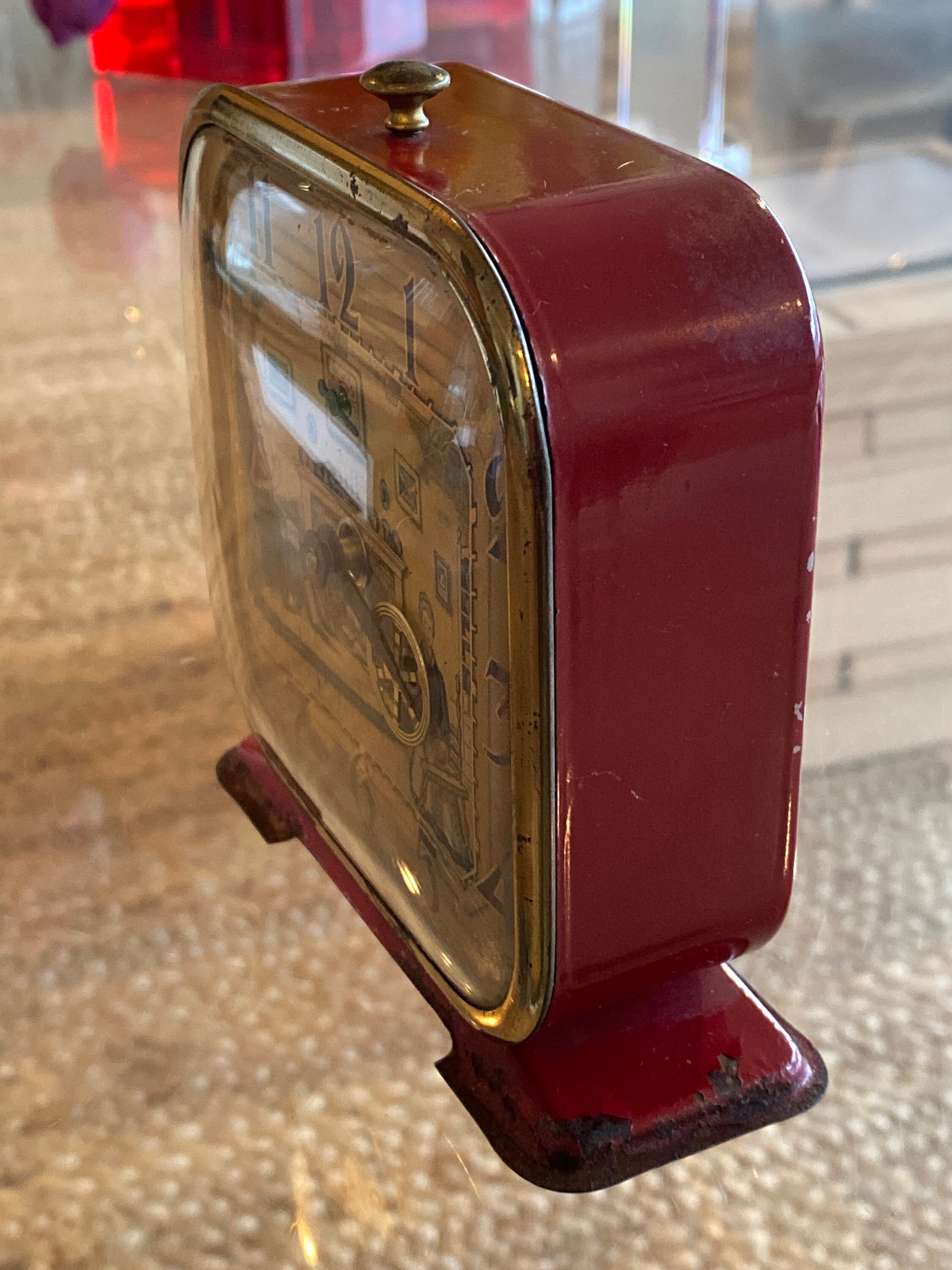 Vintage Lux Animated Alarm Clock 1950’s - Etsy