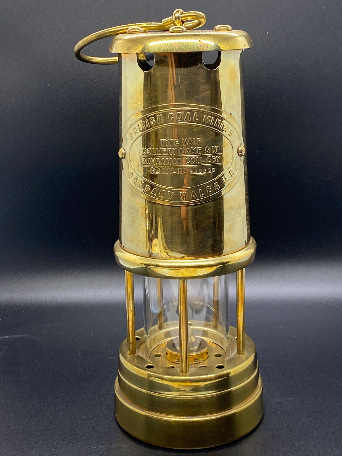 Vintage British Coal Mining Safety Miners Lamp Wales UK - Etsy
