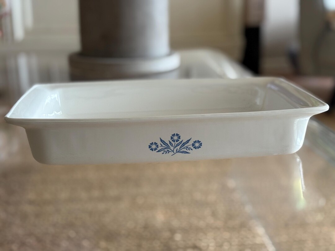 Corning Ware P-332 Cornflower Pattern Roasting Pan - Etsy