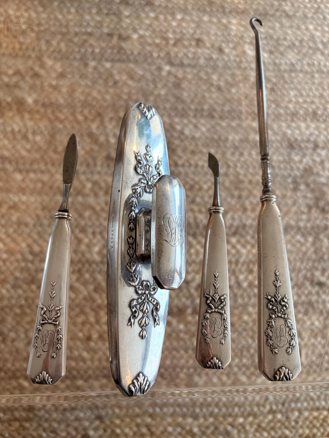 Antique Sterling Silver Hallmarked Nail Grooming Manicure Set - Etsy