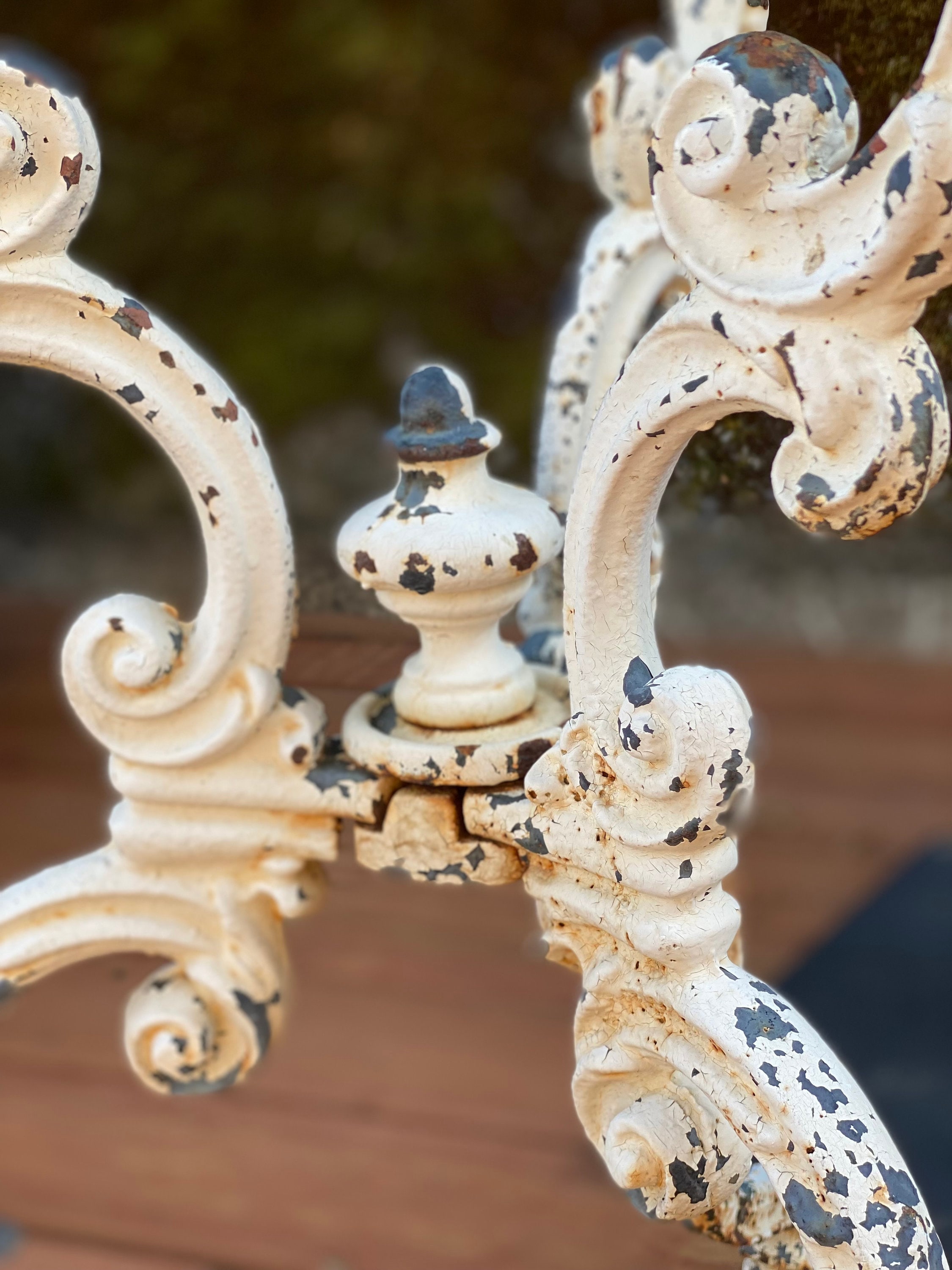 Cast Iron Ornate Table Base Antique - Etsy