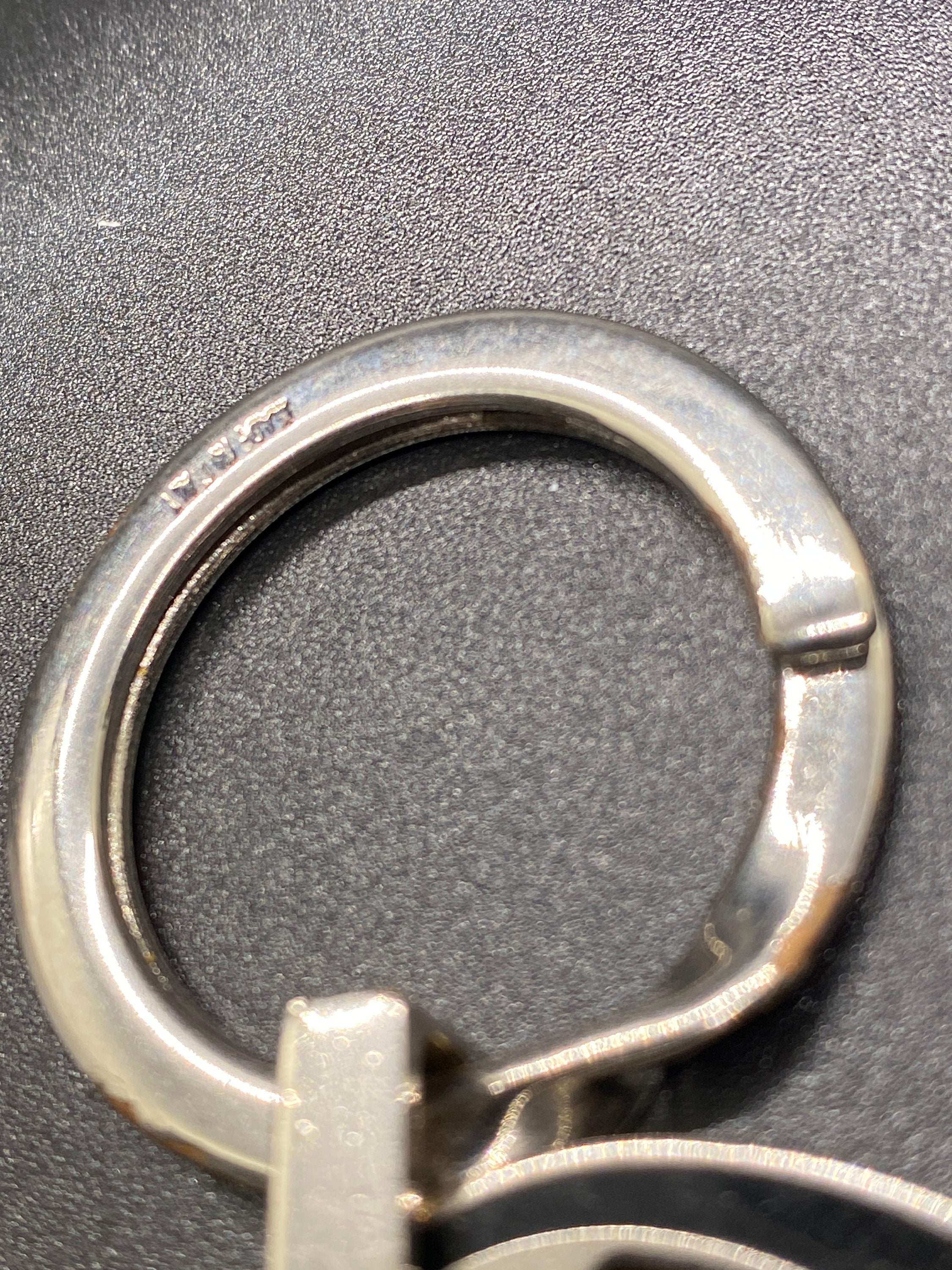 Vintage Gucci Interlocking G Key Ring - Etsy