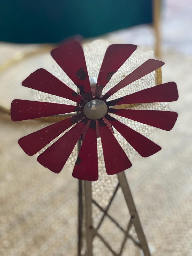 Antique Empire Toy Live Steam Windmill Pump RED - Etsy