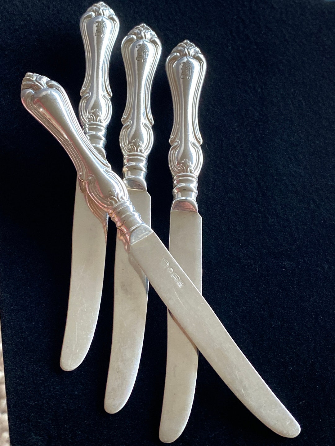 Sterling Silver Butter Knives Vintage Hallmarked - Etsy
