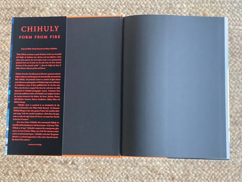 Chihuly Form From Fire Coffee Table Book - Etsy