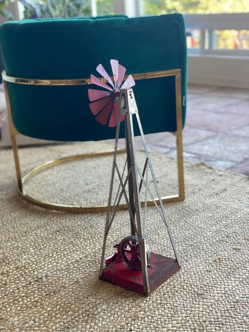 Antique Empire Toy Live Steam Windmill Pump RED - Etsy
