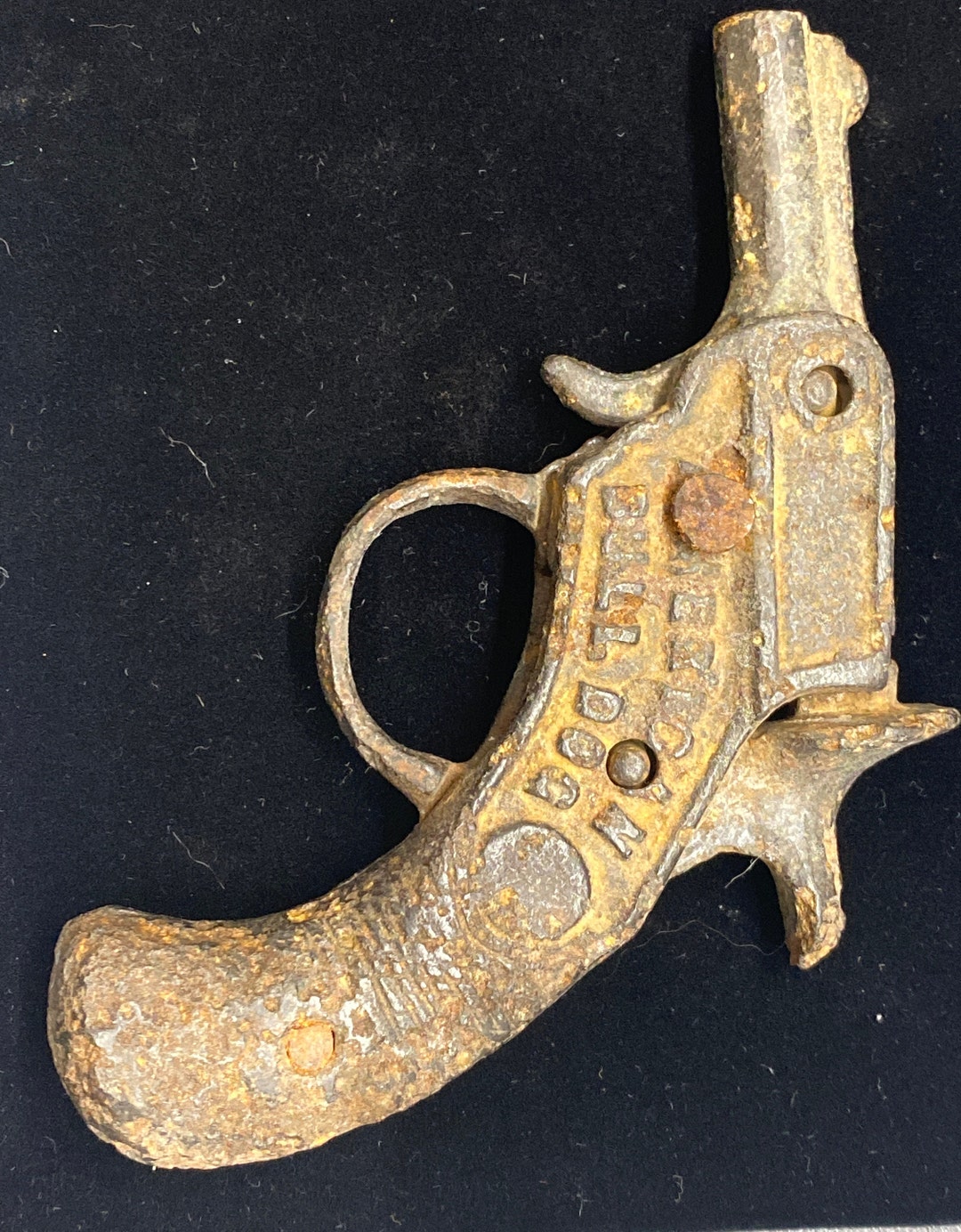 1908 Kenton American Bulldog Cast Iron Cap Gun Rusty - Etsy
