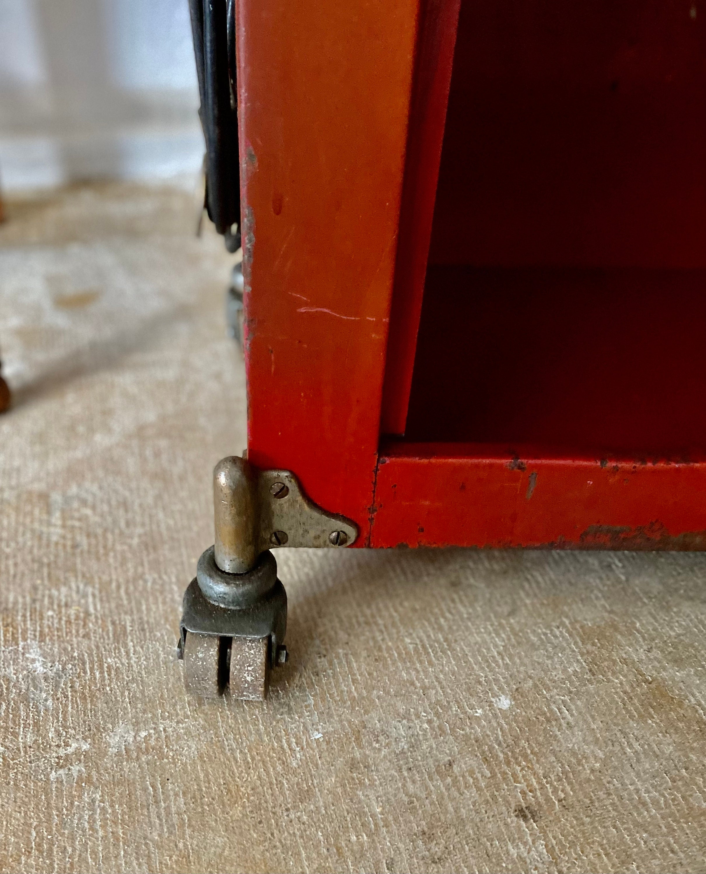The KWIK WAY System Repurposed 1940's Industrial Rolling Valve Cabinet ...