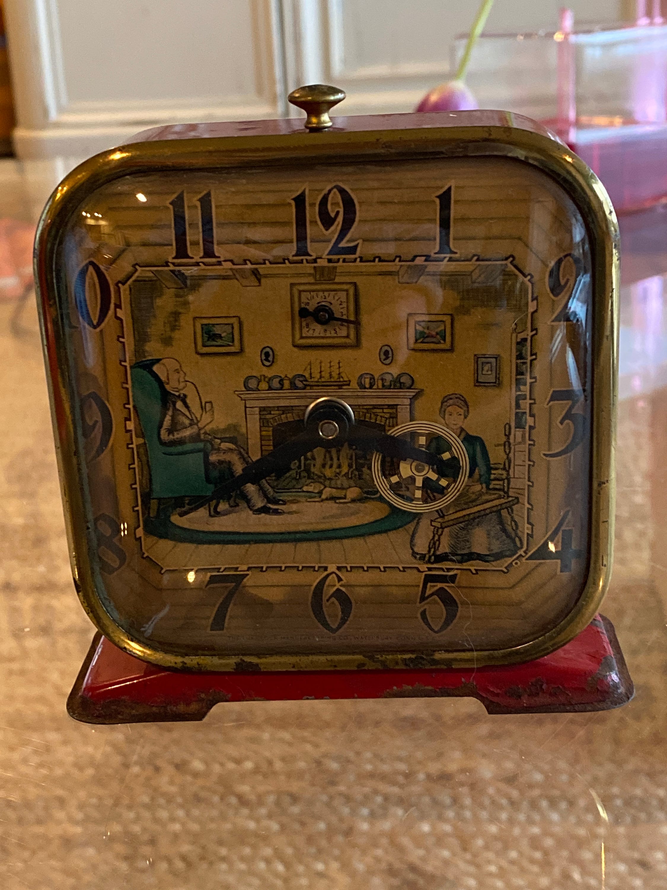 Vintage Lux Animated Alarm Clock 1950’s - Etsy