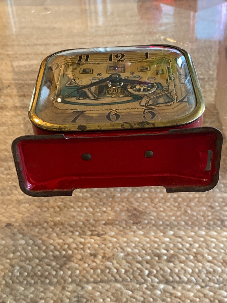 Vintage Lux Animated Alarm Clock 1950’s - Etsy