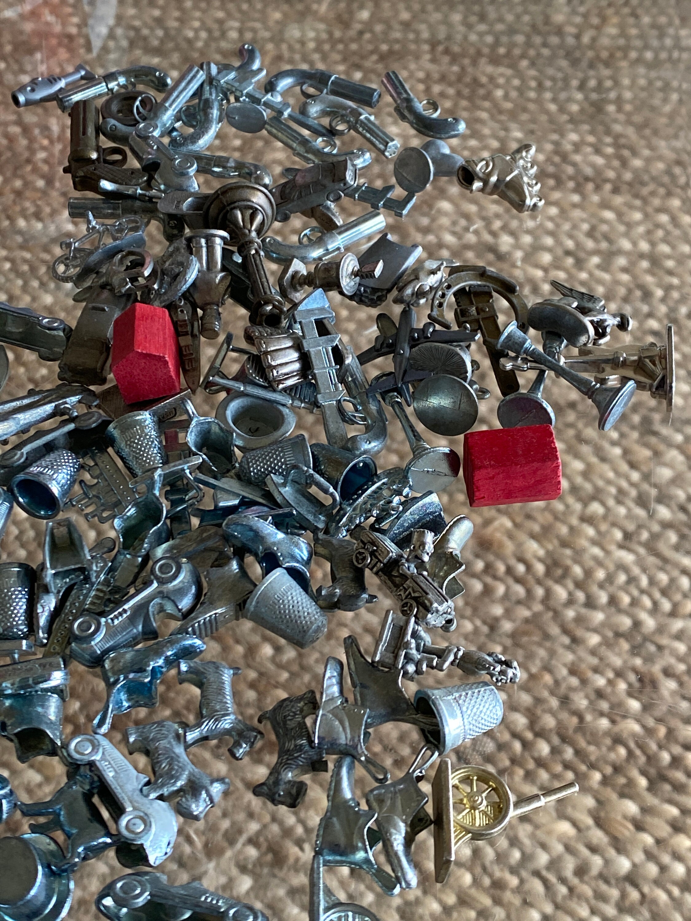 Various Vintage Monopoly and Usaopoly Game Figures Pawns LOT of 208 - Etsy