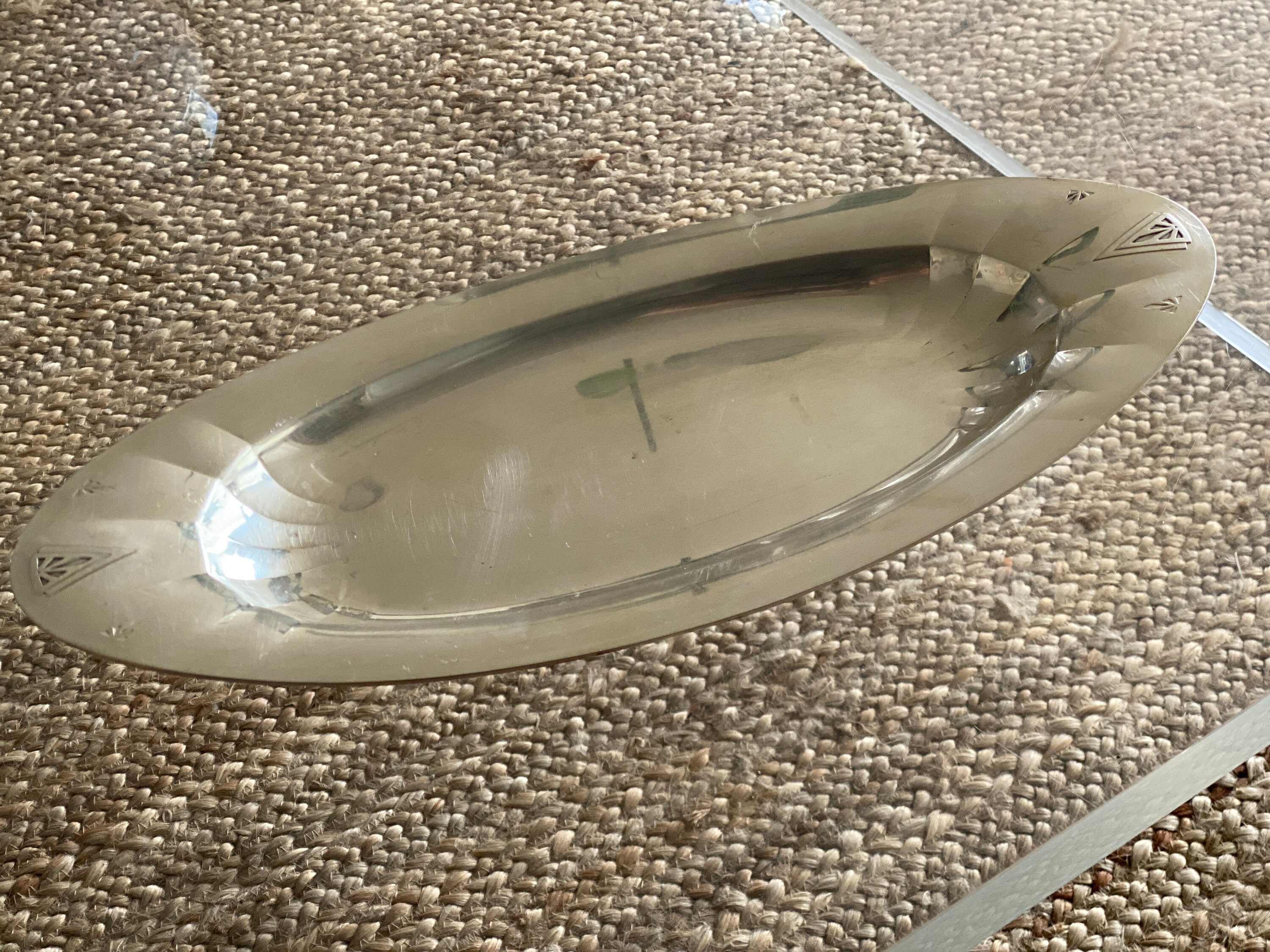 Community Plate 1920’s BREAD Silver Plate Tray Marked 15950 Now Oneida ...