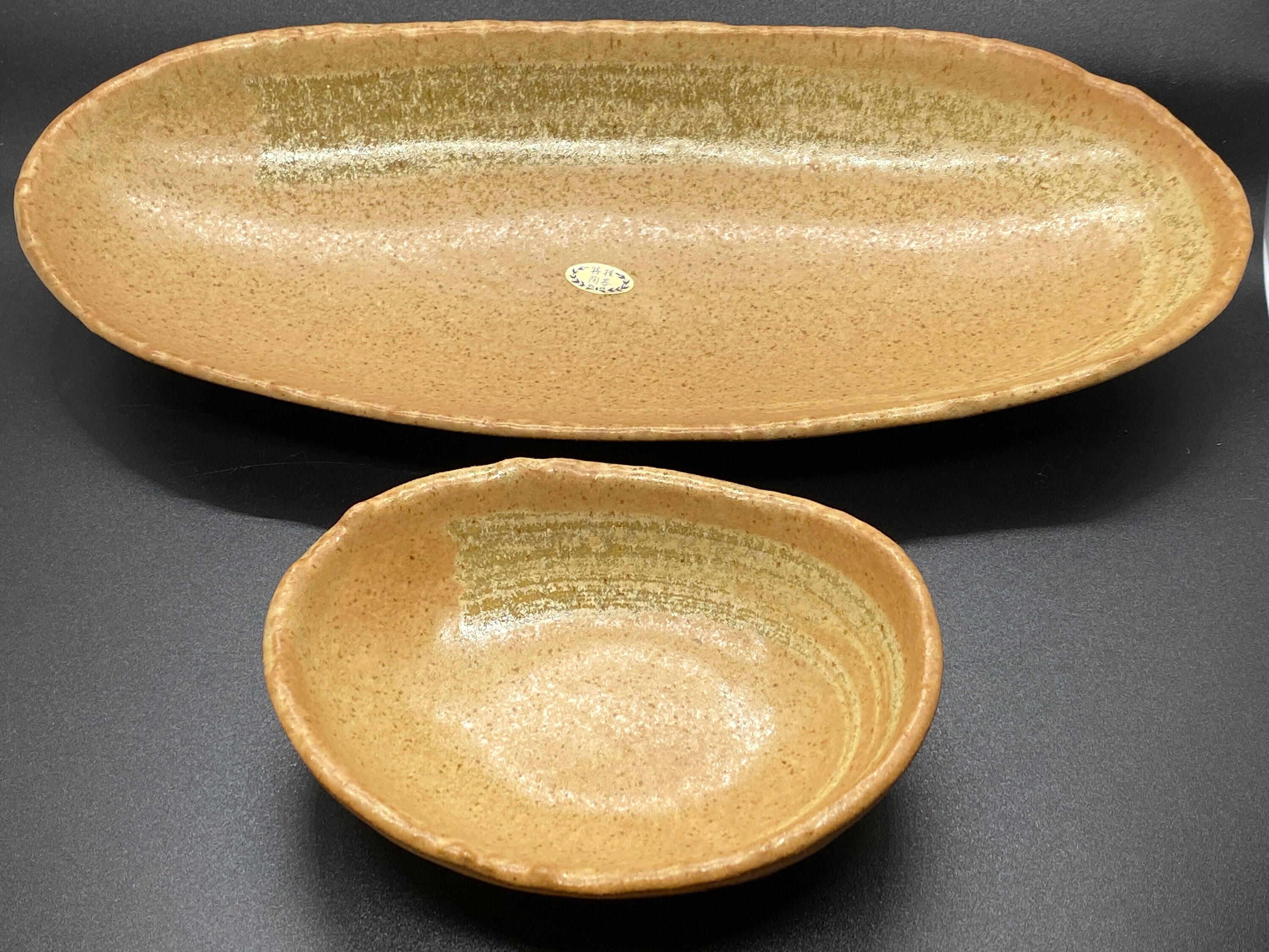 Japanese Stoneware Plates and Platter Set - Etsy