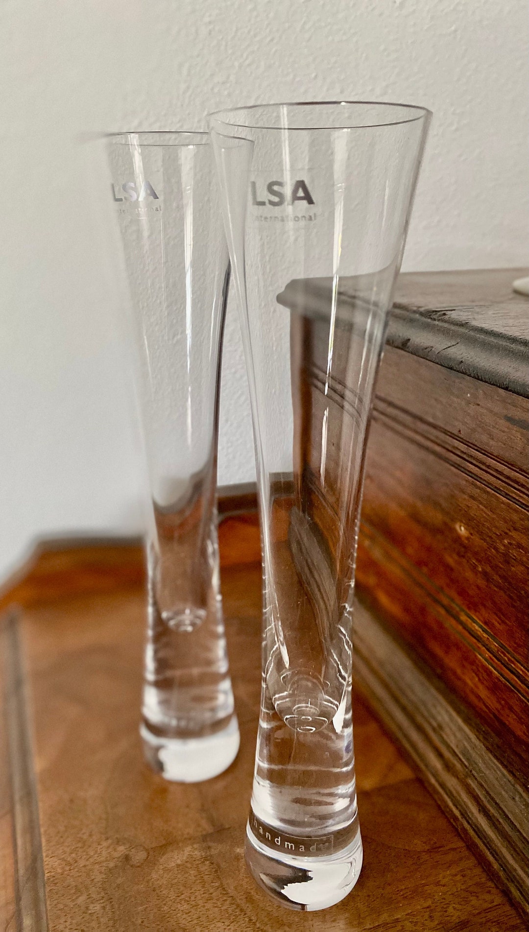 Vintage LSA Moya Champagne Flutes Set of 2 - Etsy