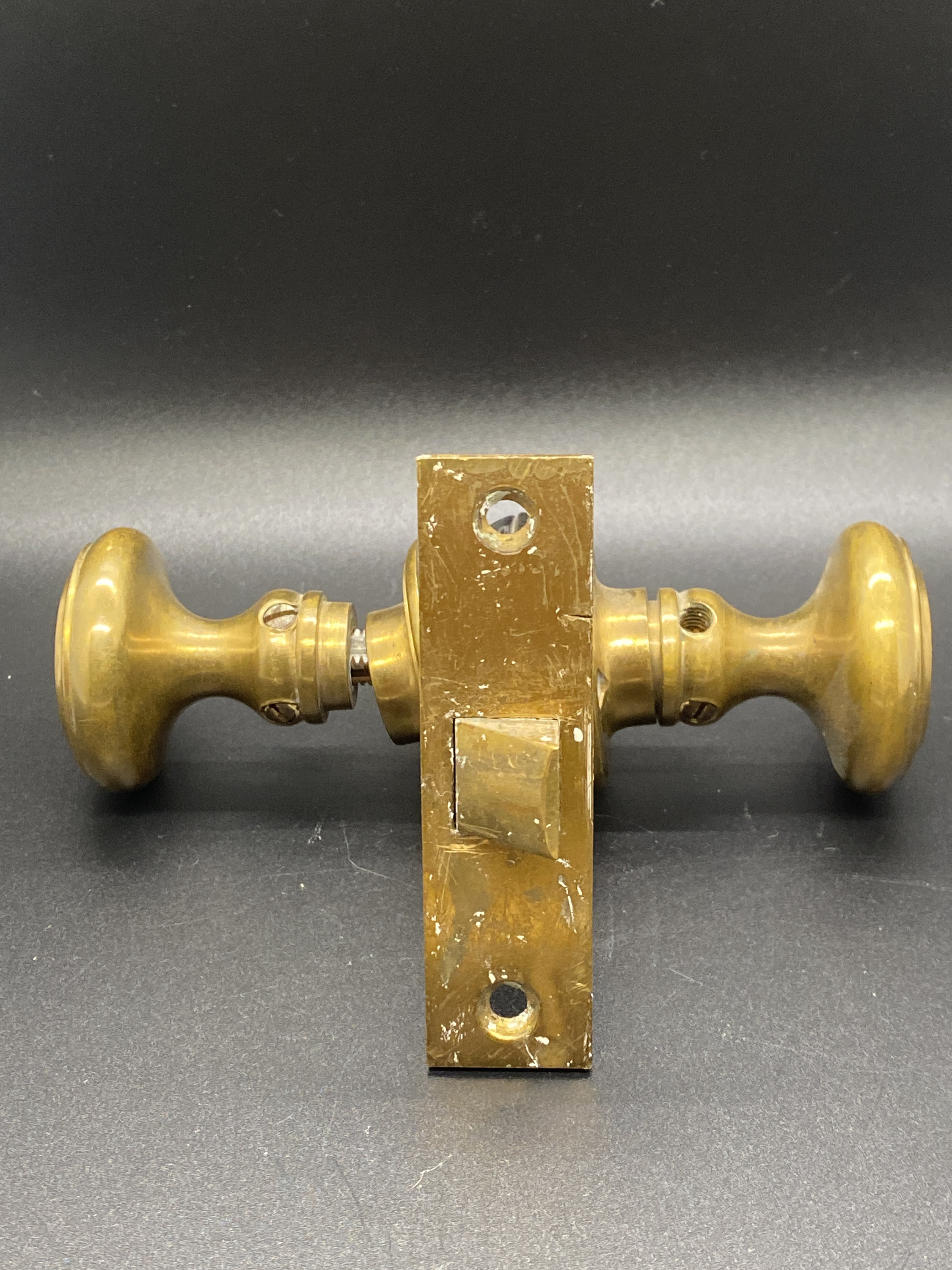 Vintage Classic Colonial Style Brass Door Knob Set - Etsy