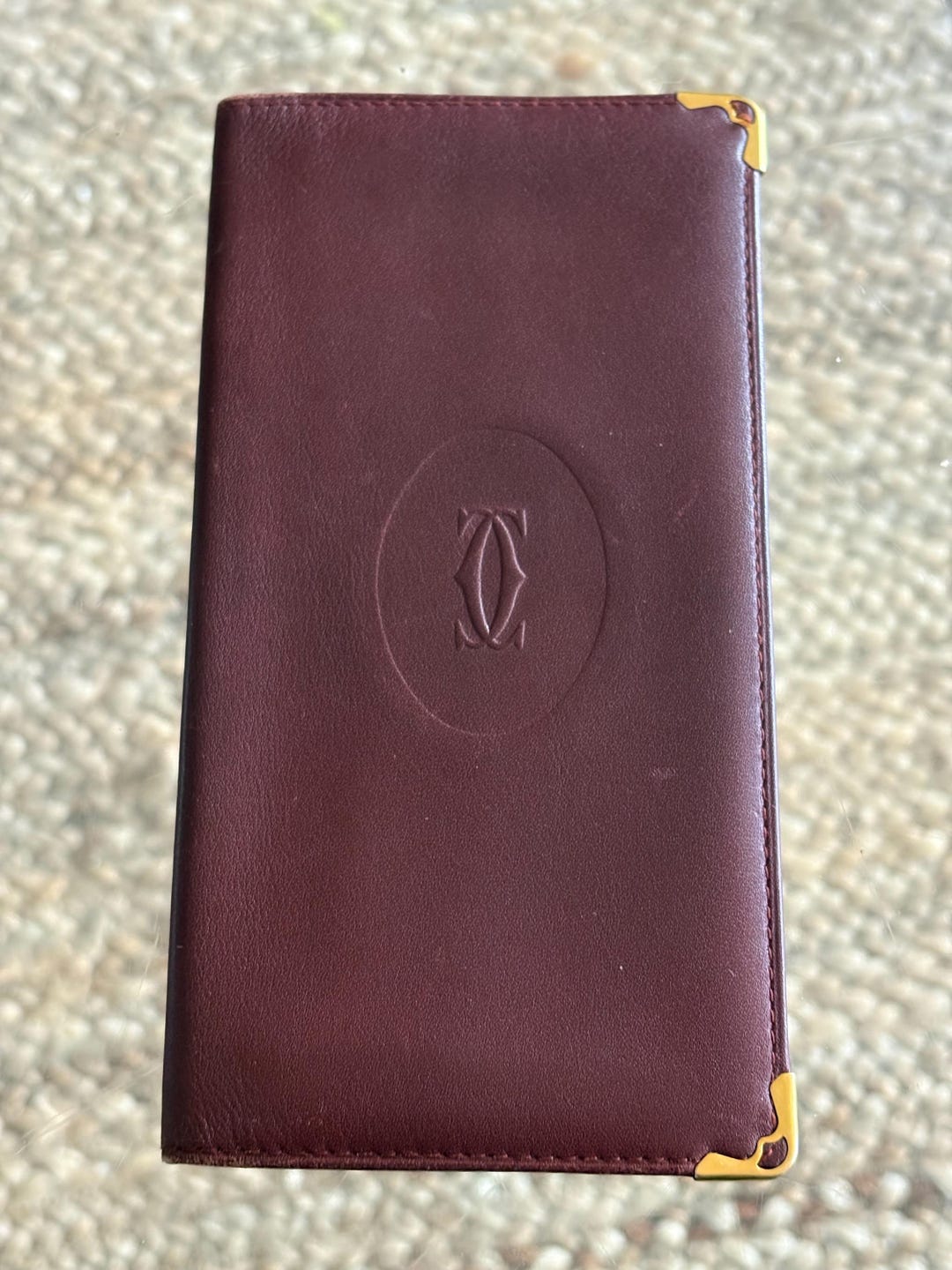 Cartier Vintage Leather Billfold Checkbook Cover - Etsy