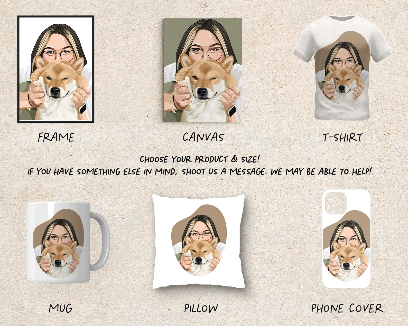 Cartoon Customized Portrait Personalized Portraits Gifts - Etsy