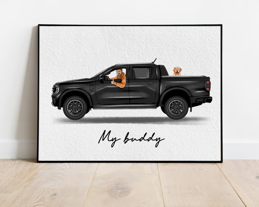 Minimal Car Watercolor Portrait, Car Painting, Car Guy Gift, Watercolor ...