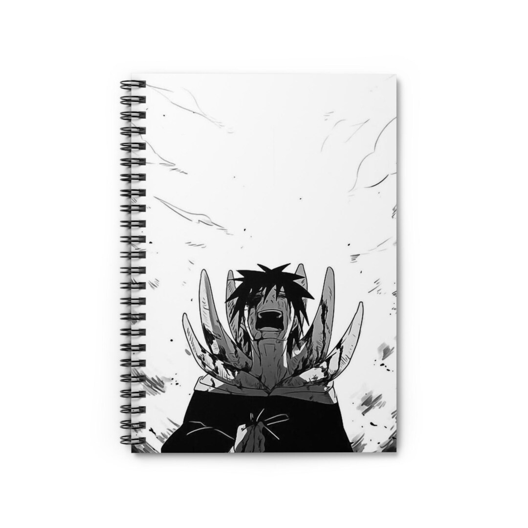 Obito Uchiha Spiral Notebook Naruto Anime Journal for Students Writers ...