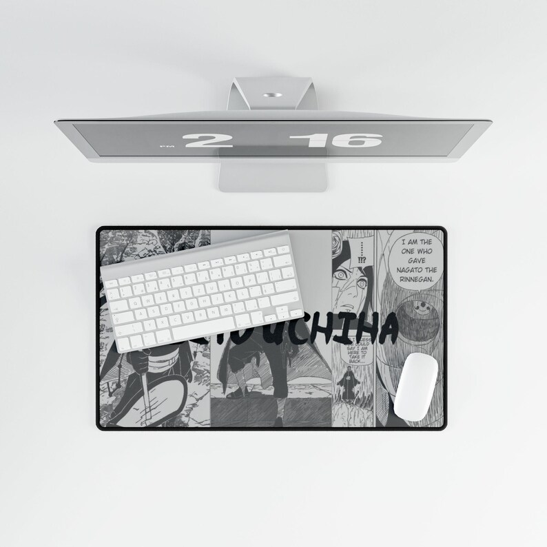 Obito Uchiha Desk Mat, Anime Desk Accessories, Gaming Mouse Pad, Office ...