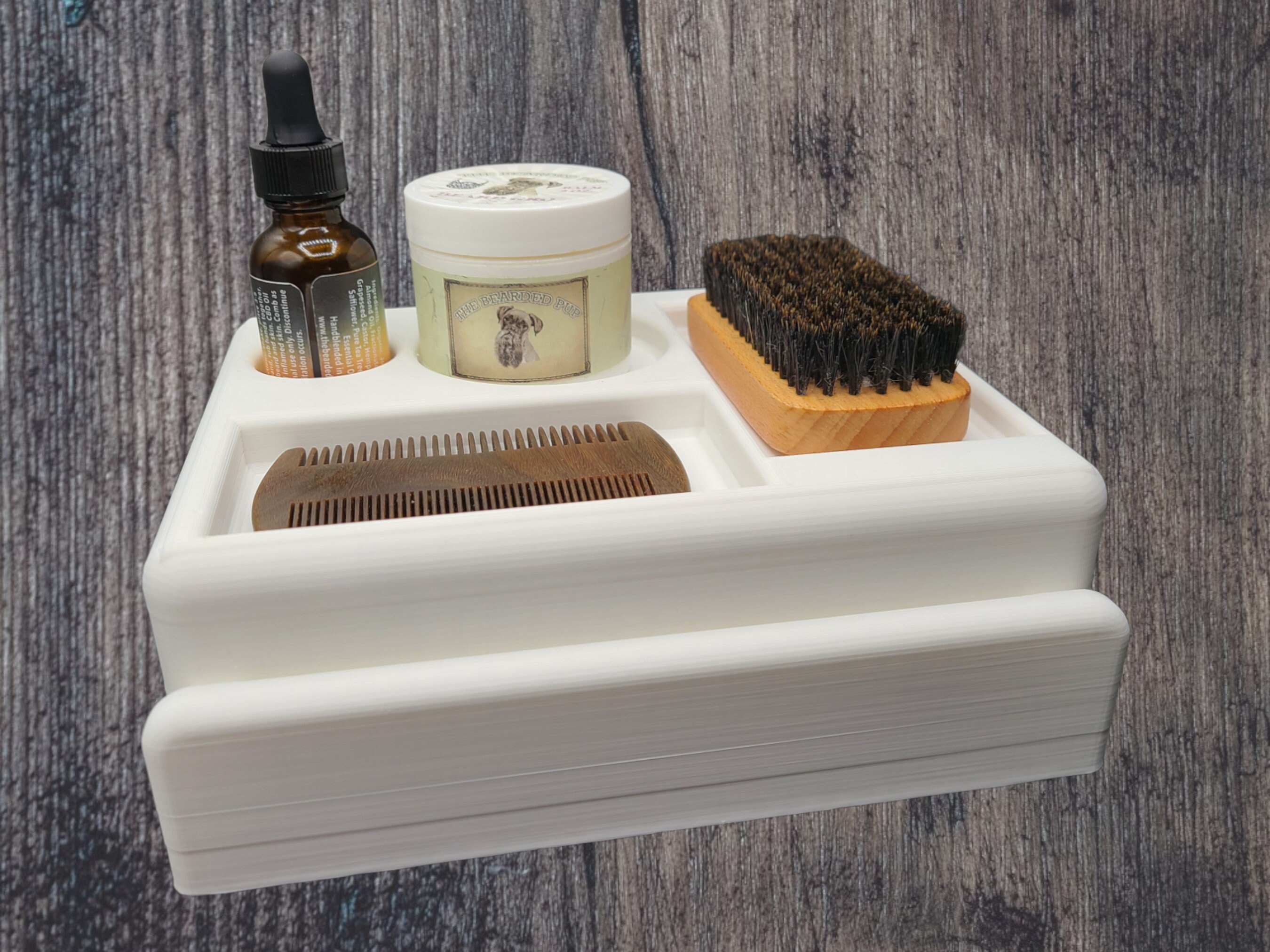 3D Printed Men's Beard Station - Organizer — Average Joes 3D