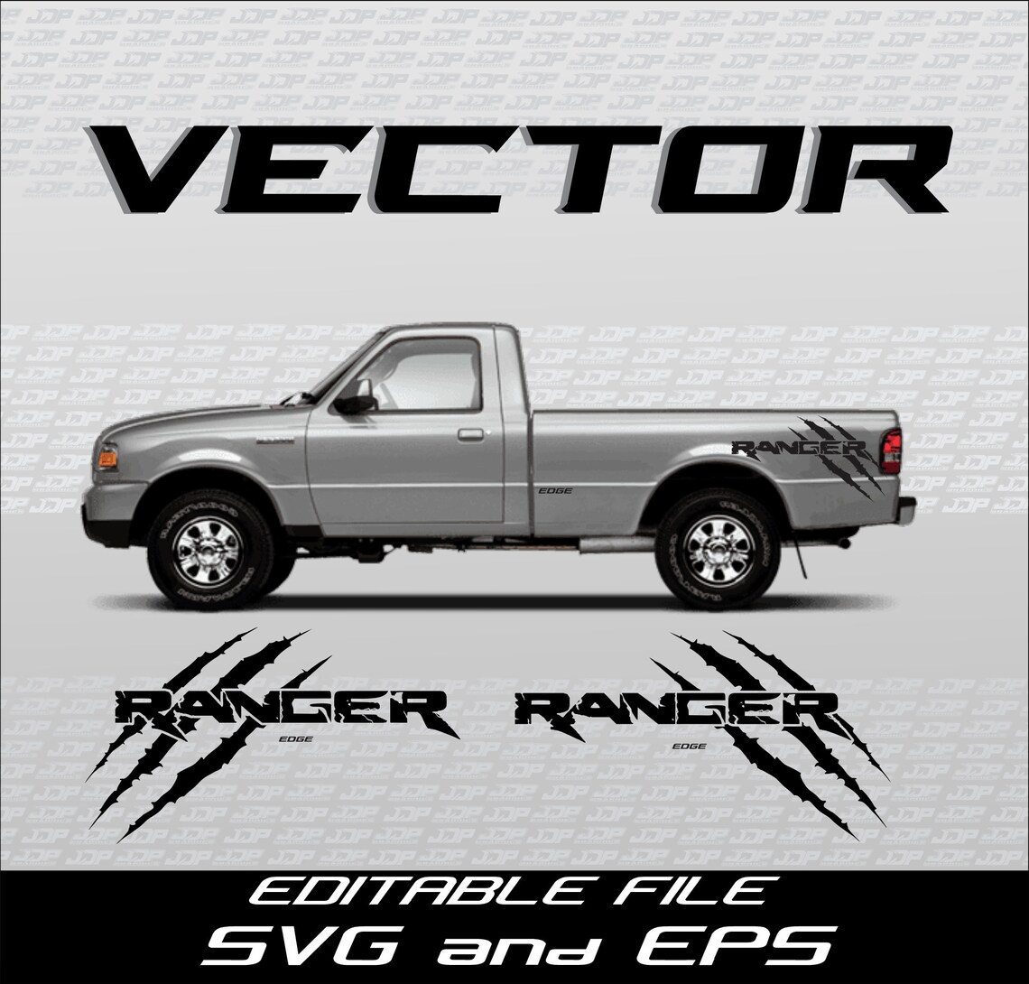 Ford Ranger Vector 3 Designs SVG EPS - Etsy