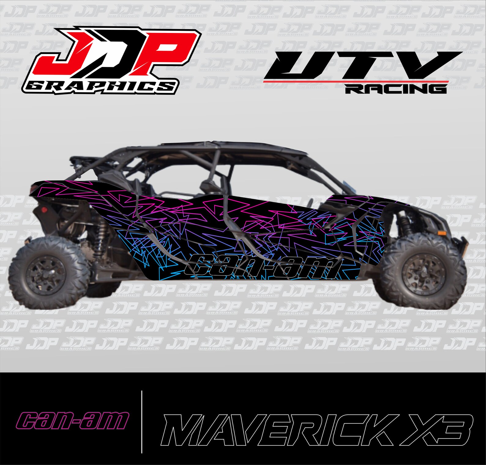 Can Am Maverick Template and Free Design - Etsy